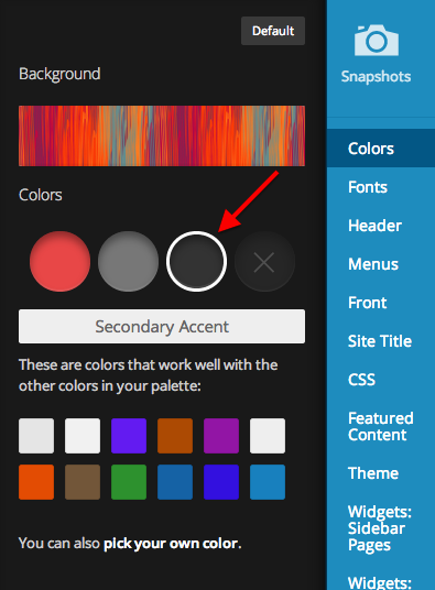 Change color of Menu Bar | WordPress.com Forums